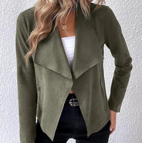 Harmony In Nature | Jackets & Coats | Cascade Chic Collared Jacket ...